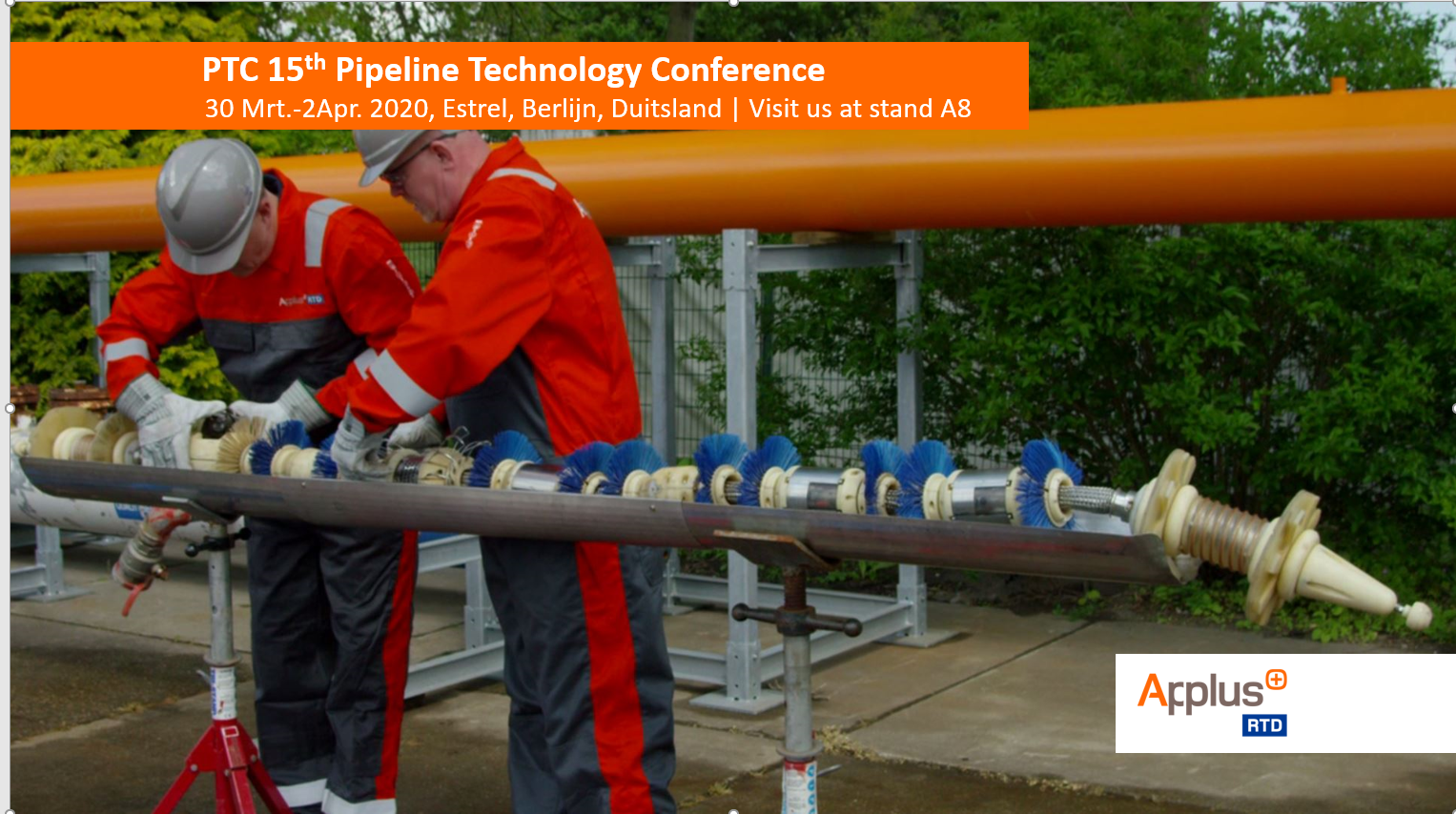 PTC 15th Pipeline Technology Conference | Applus+ in Nederland