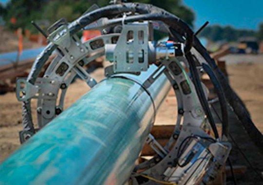 Radiographic and ultrasonic tests in the gas pipeline of the Atlantic ...